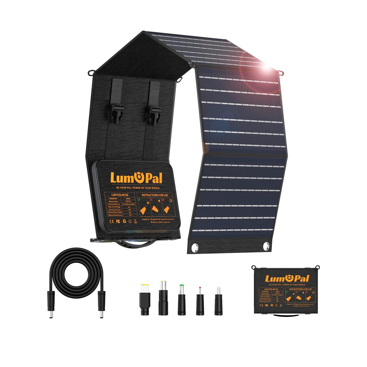 Lumopal 60W Foldbart Solpanel